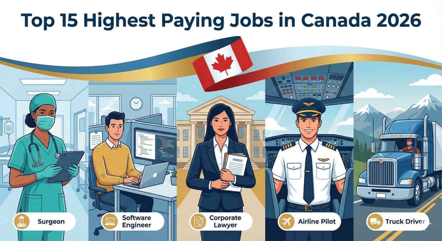 Top 15 Highest Paying Jobs in Canada (2026 Updated Guide) - Passive loom